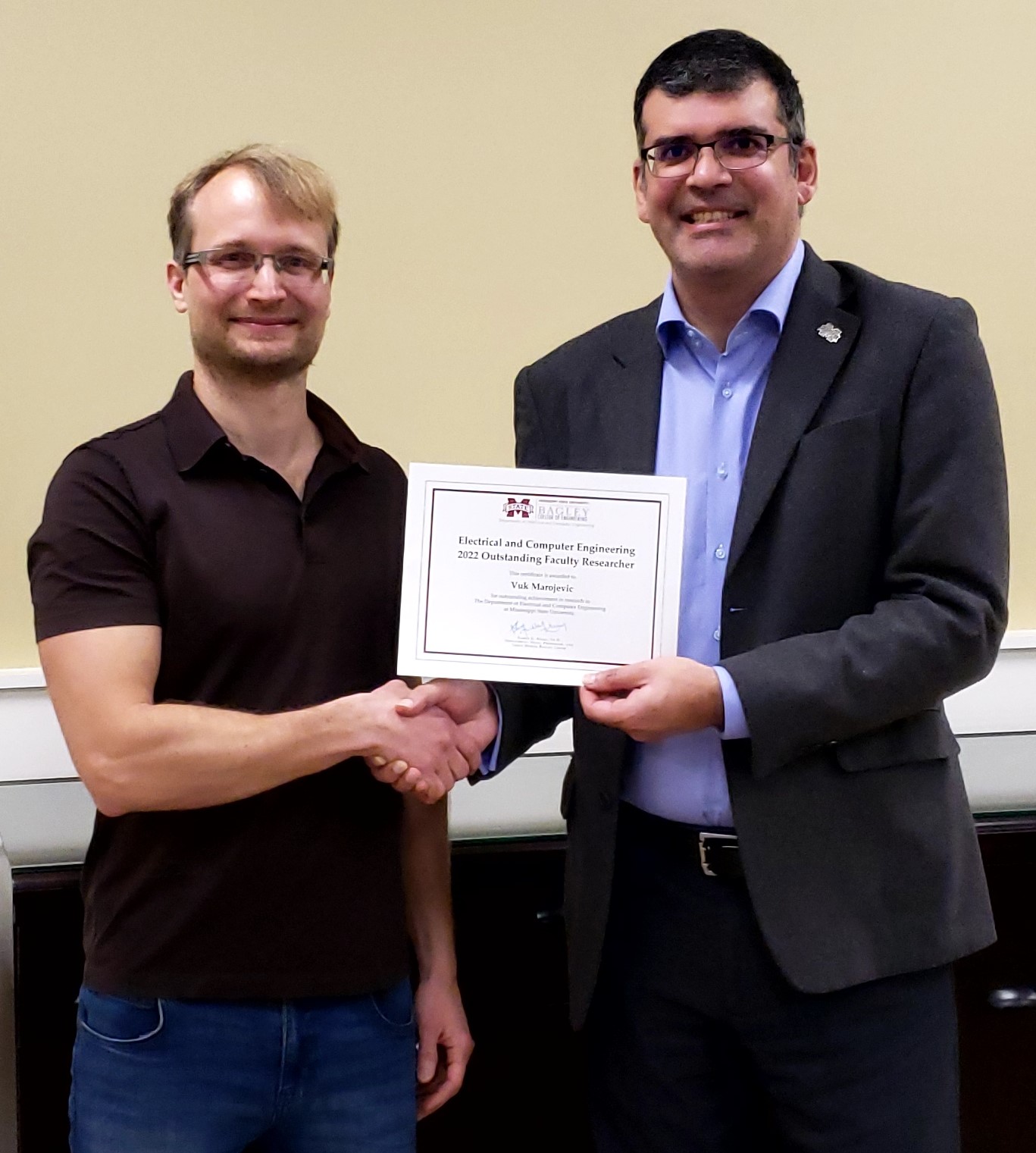 ECE Announces Its 2022 Department Awards - Electrical & Computer Engineering - Bagley College of ...