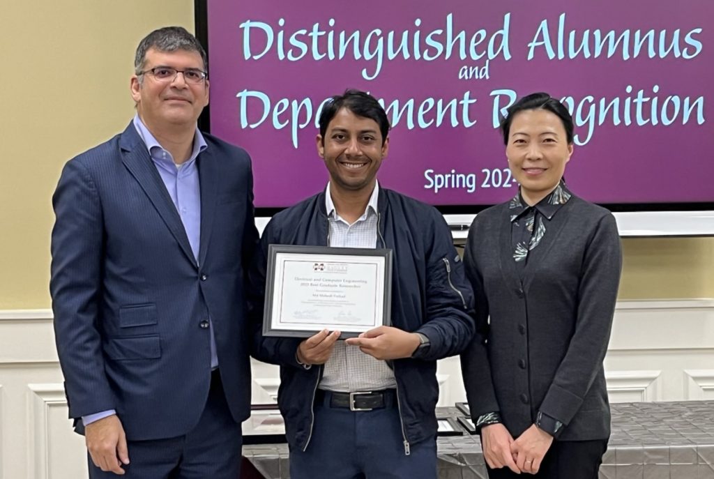 2023 ECE Department Awards Announced - Electrical & Computer Engineering - Bagley College of ...