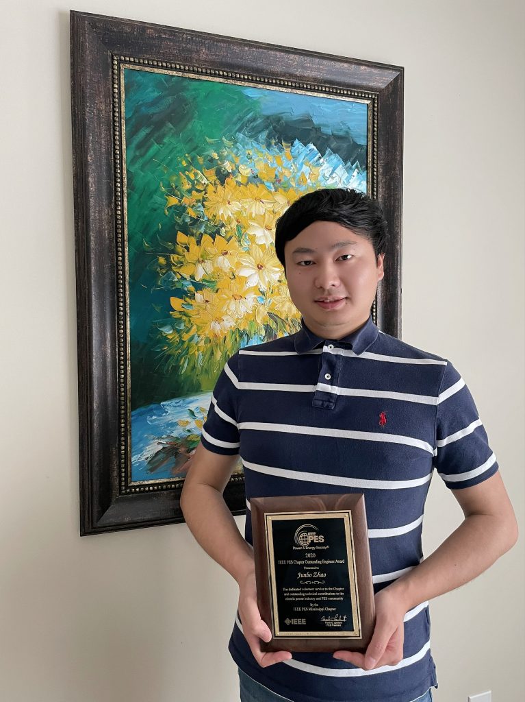 Zhao Receives IEEE PES Chapter Outstanding Engineer Award - Electrical & Computer Engineering ...