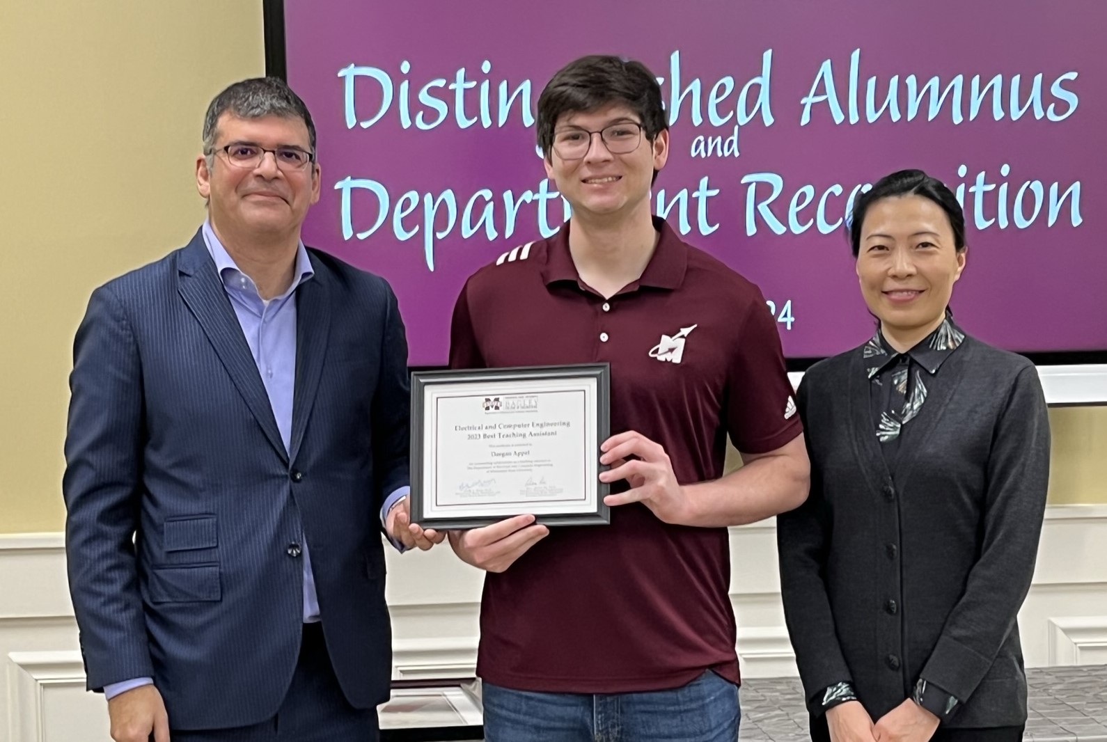 2023 ECE Department Awards Announced - Electrical & Computer Engineering - Bagley College of ...